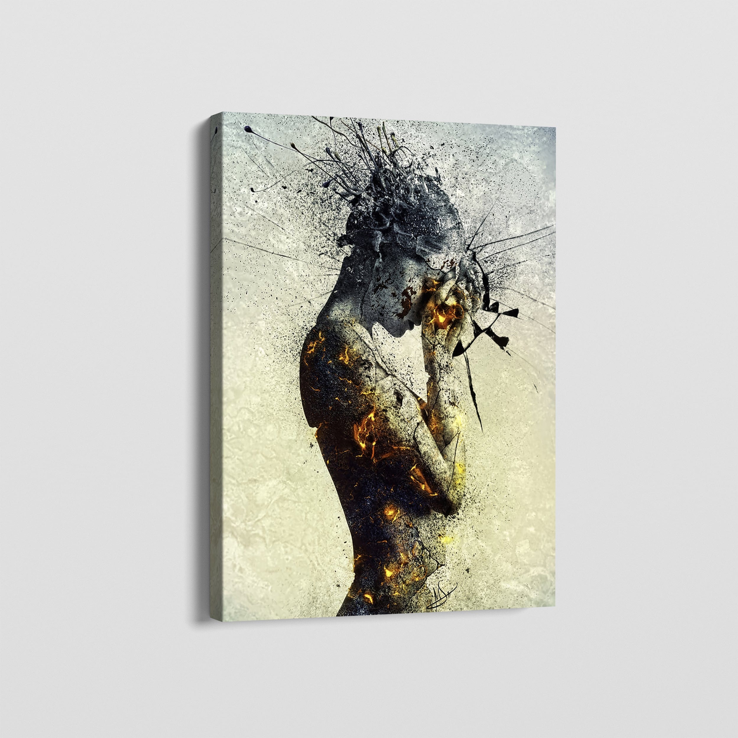 BROKEN THOUGHTS CANVAS – Crib of Art