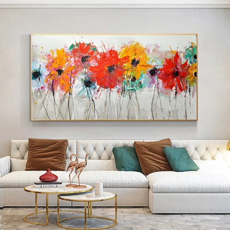 ABSTRACT FLOWER FIELD - XL+ – Crib of Art