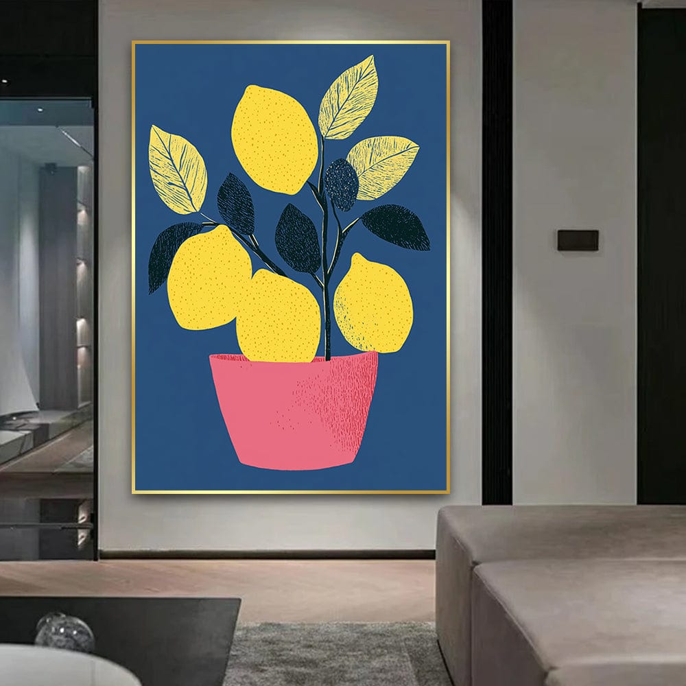 LEMON BLUES - XL+ – Crib of Art