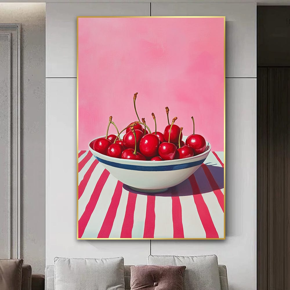 CHERRY STRIPES - XL+ – Crib of Art