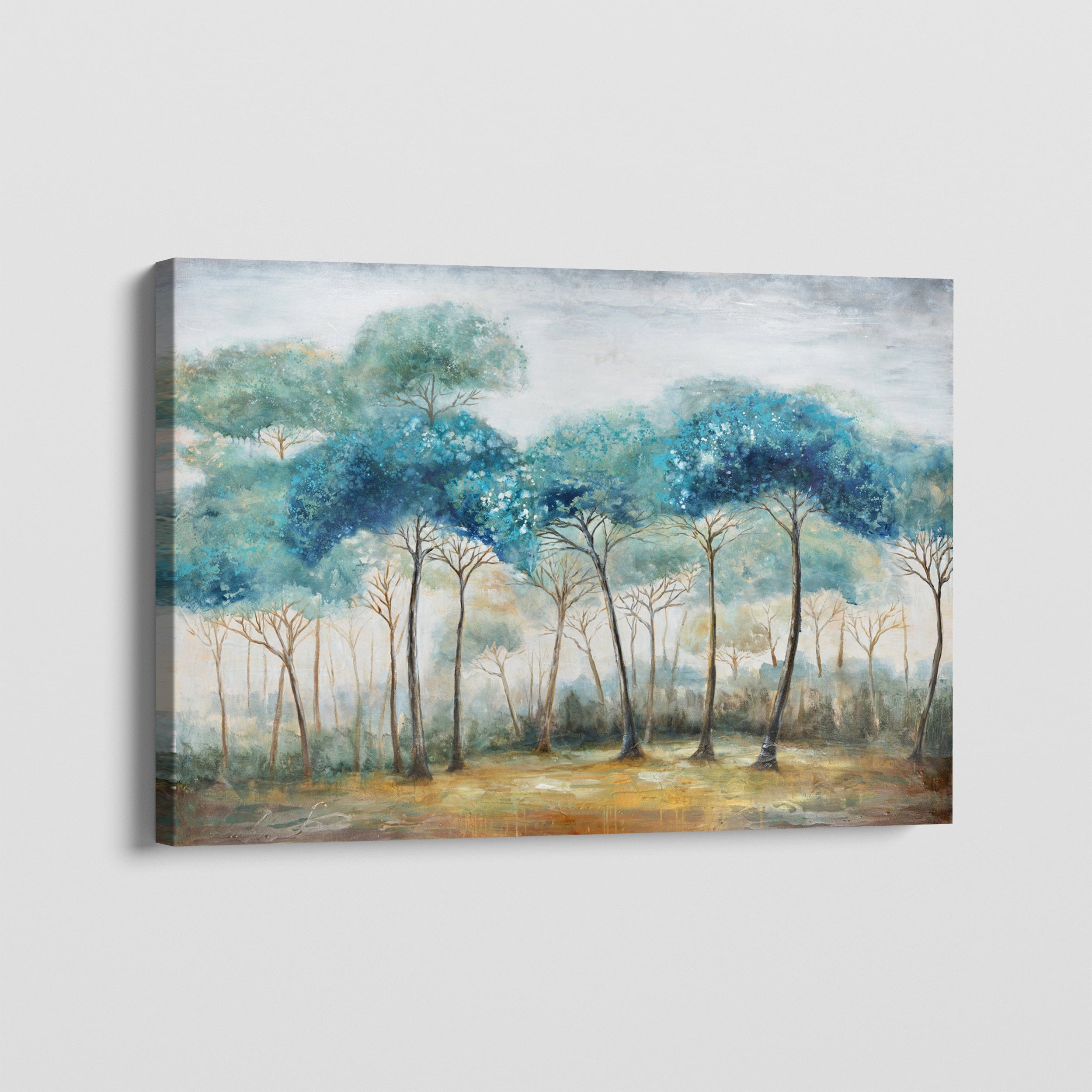 AZURE TREES CANVAS – Crib of Art