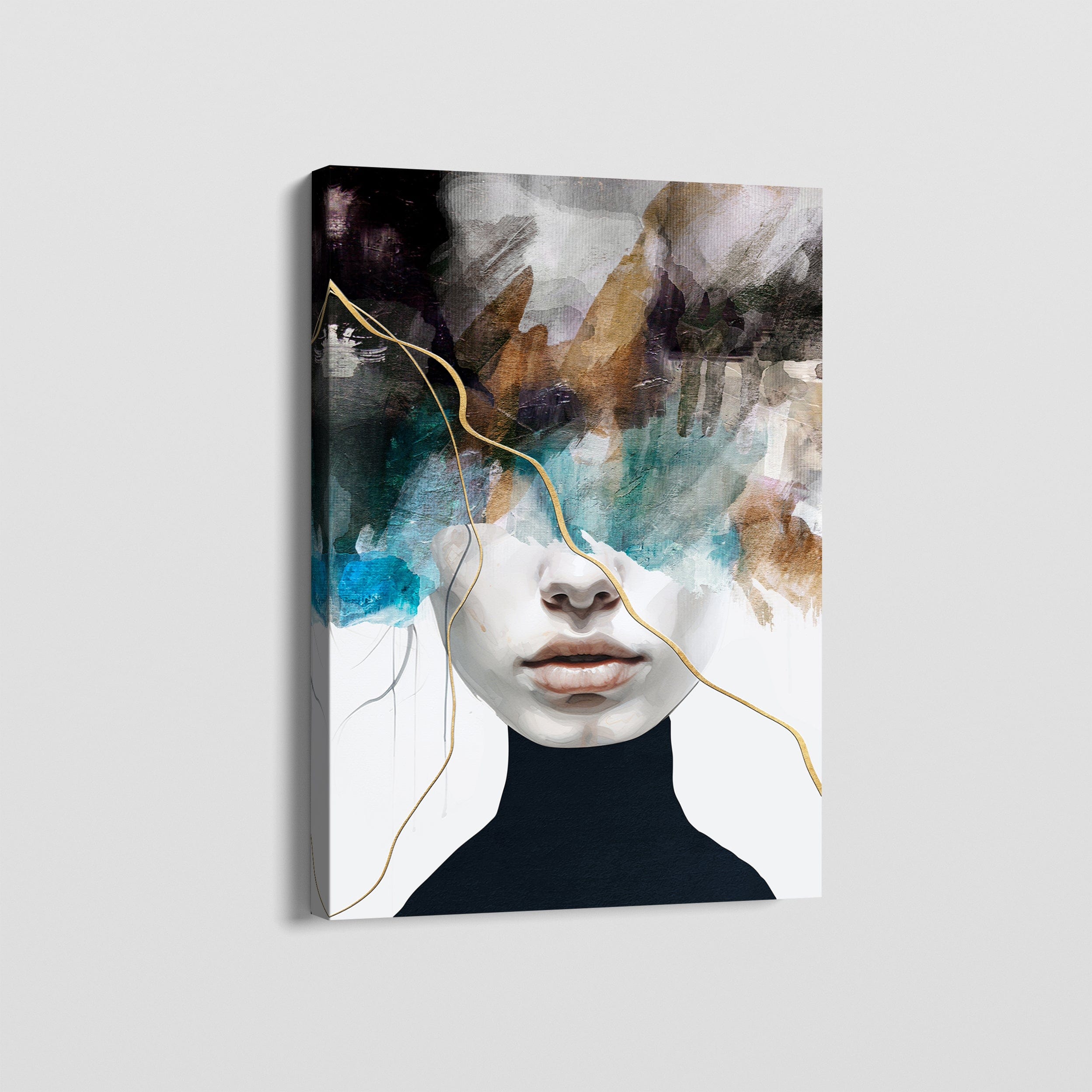 ABSTRACT FACE CANVAS – Crib of Art