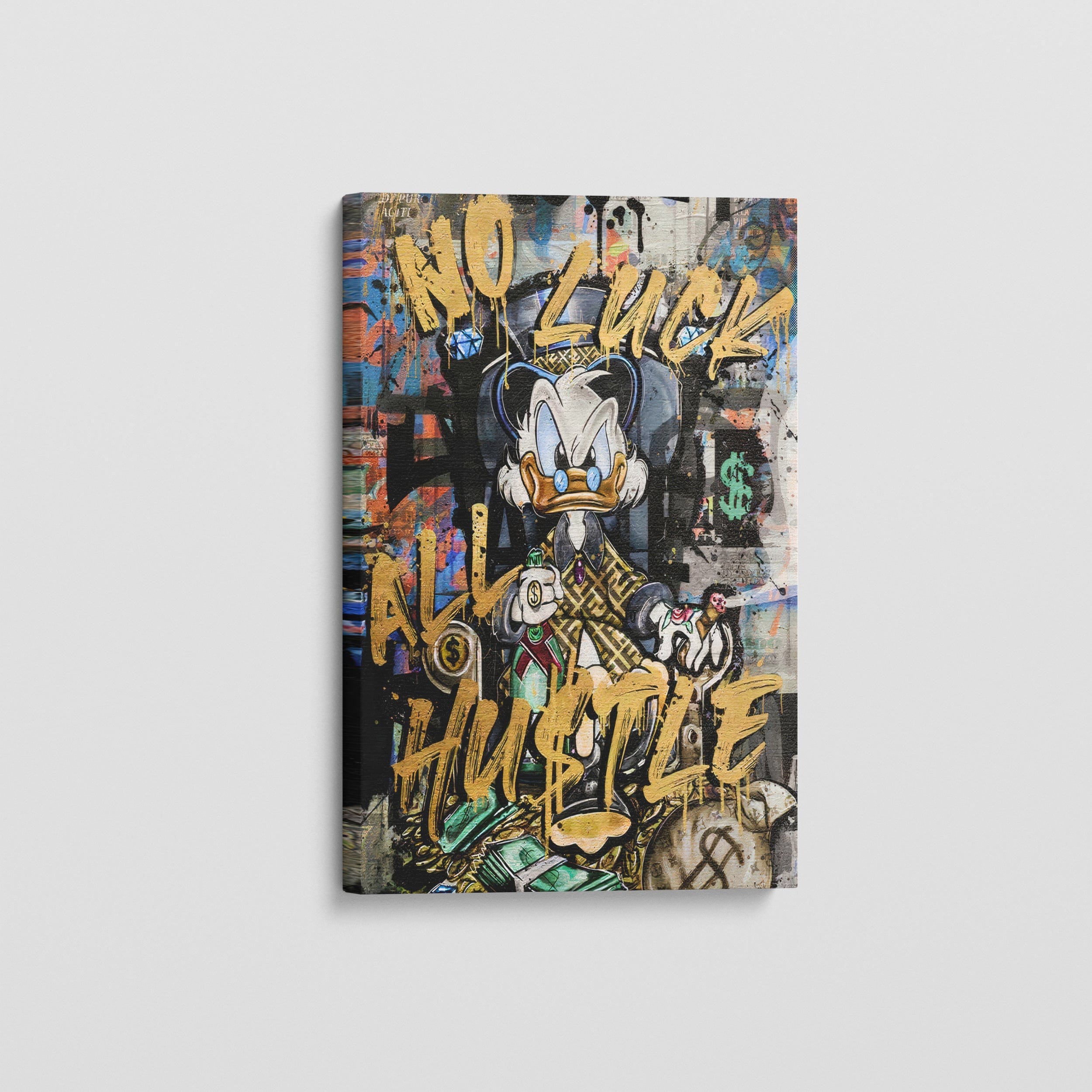 ALL HUSTLE CANVAS – Crib of Art