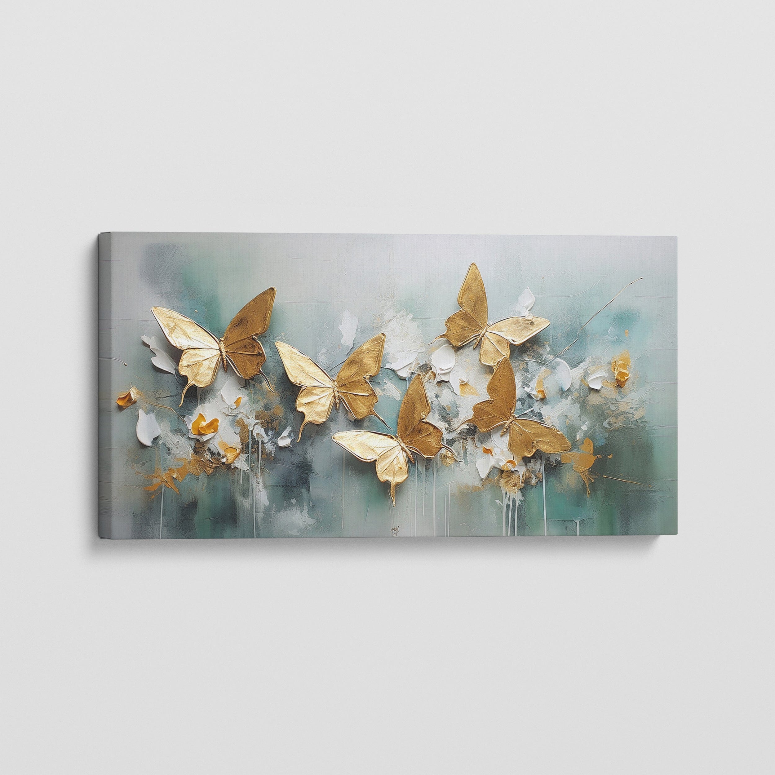 GOLDEN FLUTTER CANVAS – Crib of Art