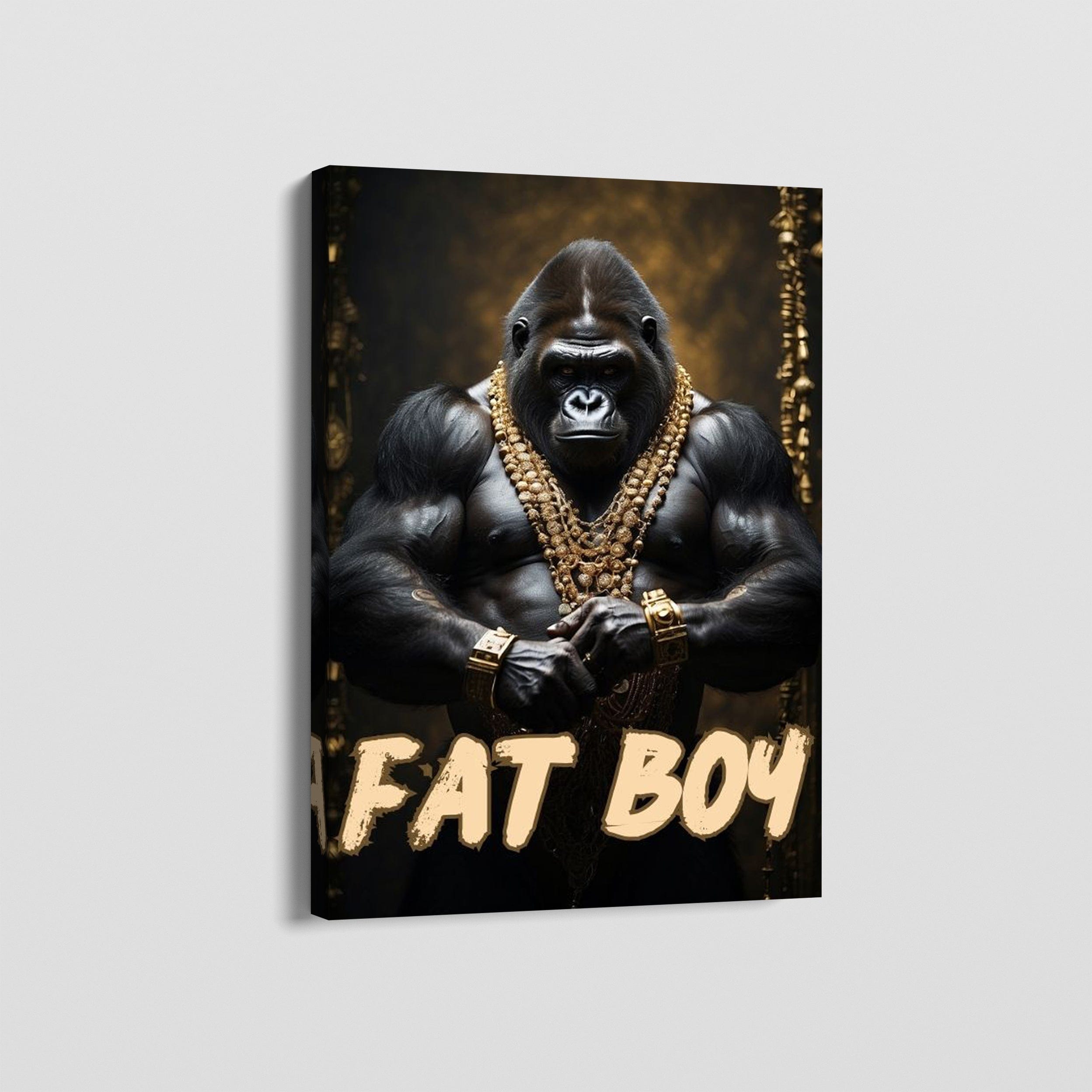GOLD AND SILVERBACK CANVAS – Crib of Art
