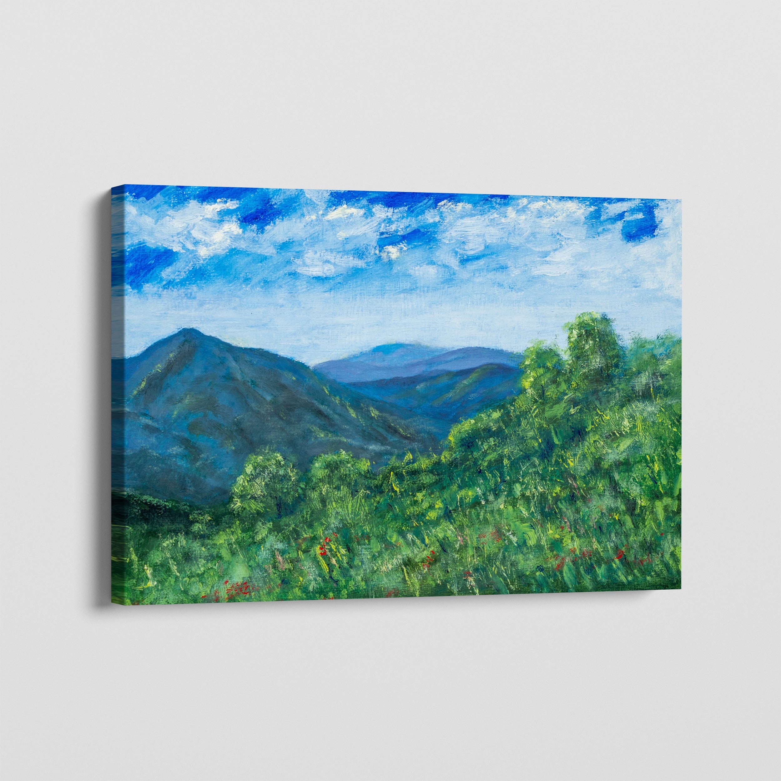 GREEN CALM CANVAS – Crib of Art