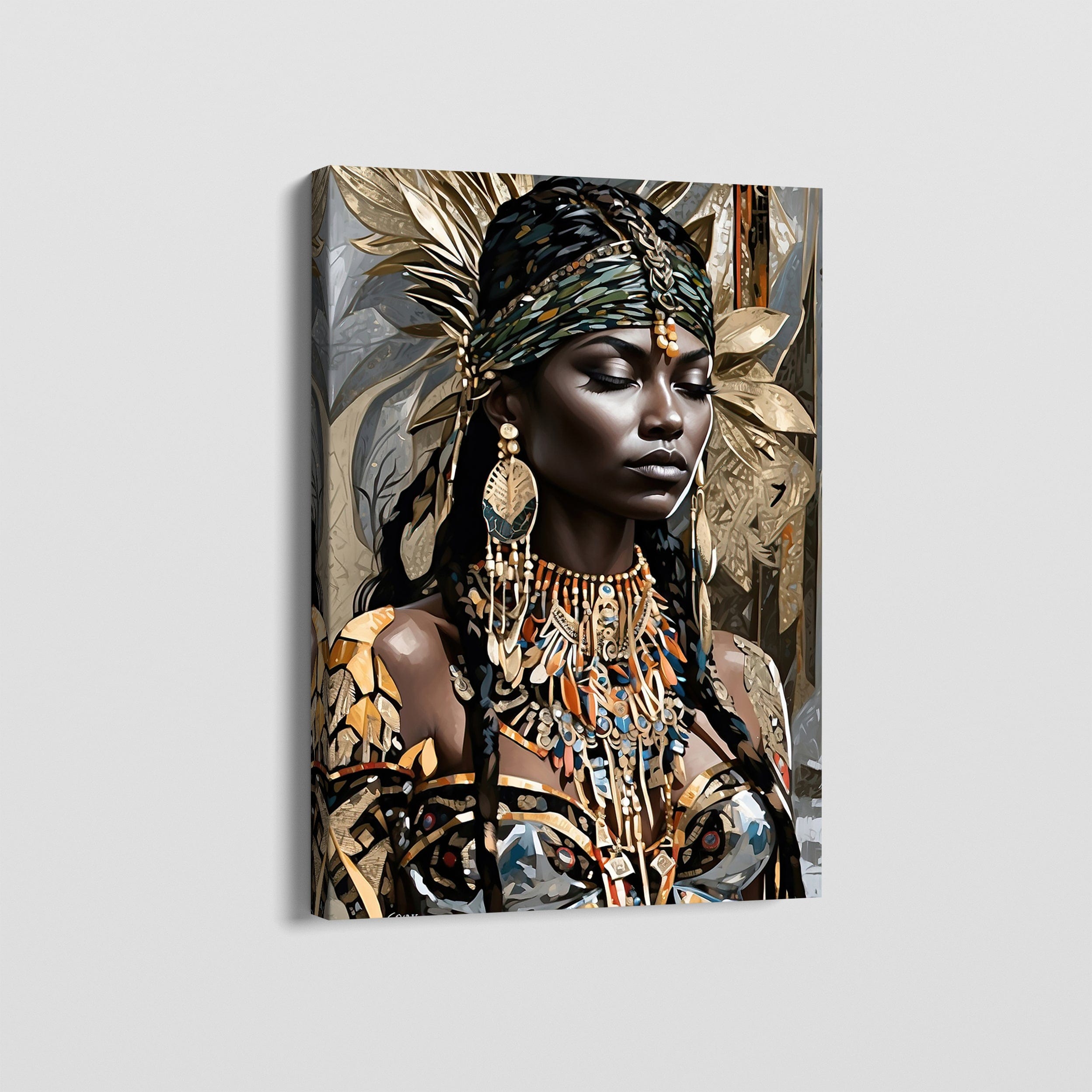 GOLDEN FIGHTER CANVAS – Crib of Art