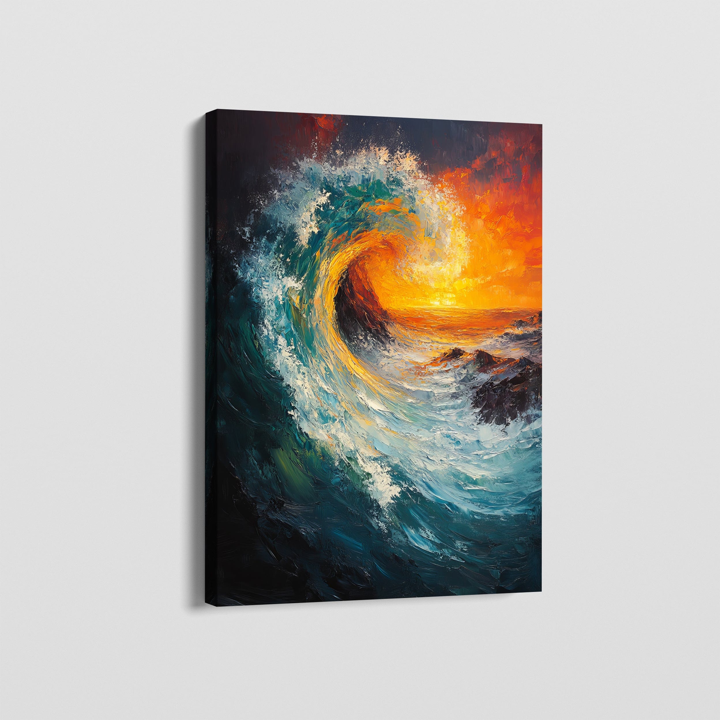 Inferno Wave CANVAS – Crib of Art