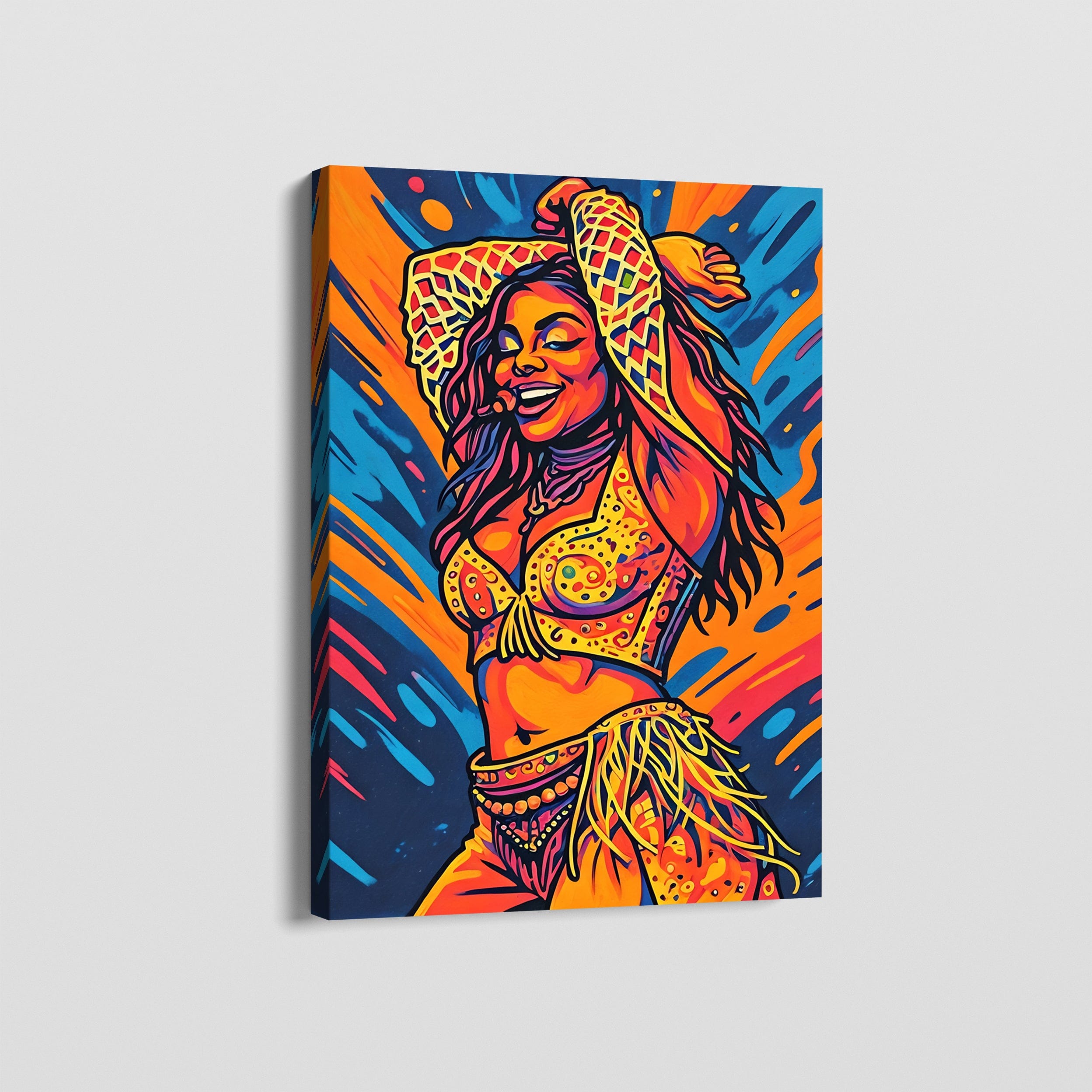 JANET JACKSON - ROCK WITH U CANVAS – Crib of Art