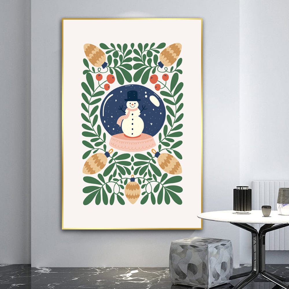 MERRY SNOW GLOBE – Crib of Art