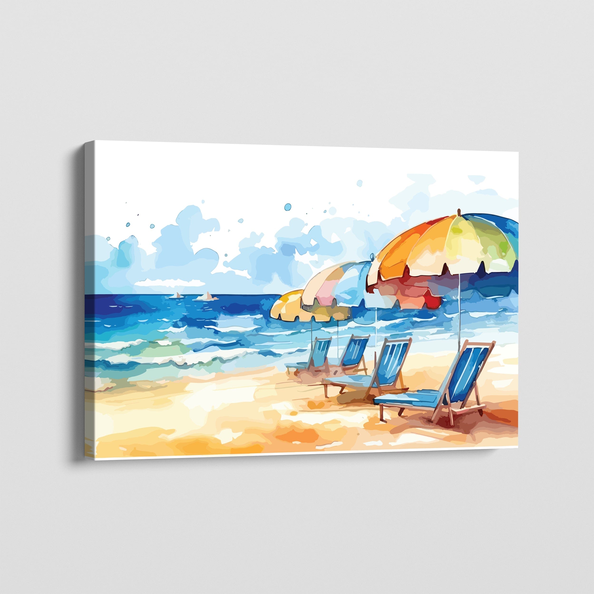 RELAXING BEACH CANVAS – Crib of Art