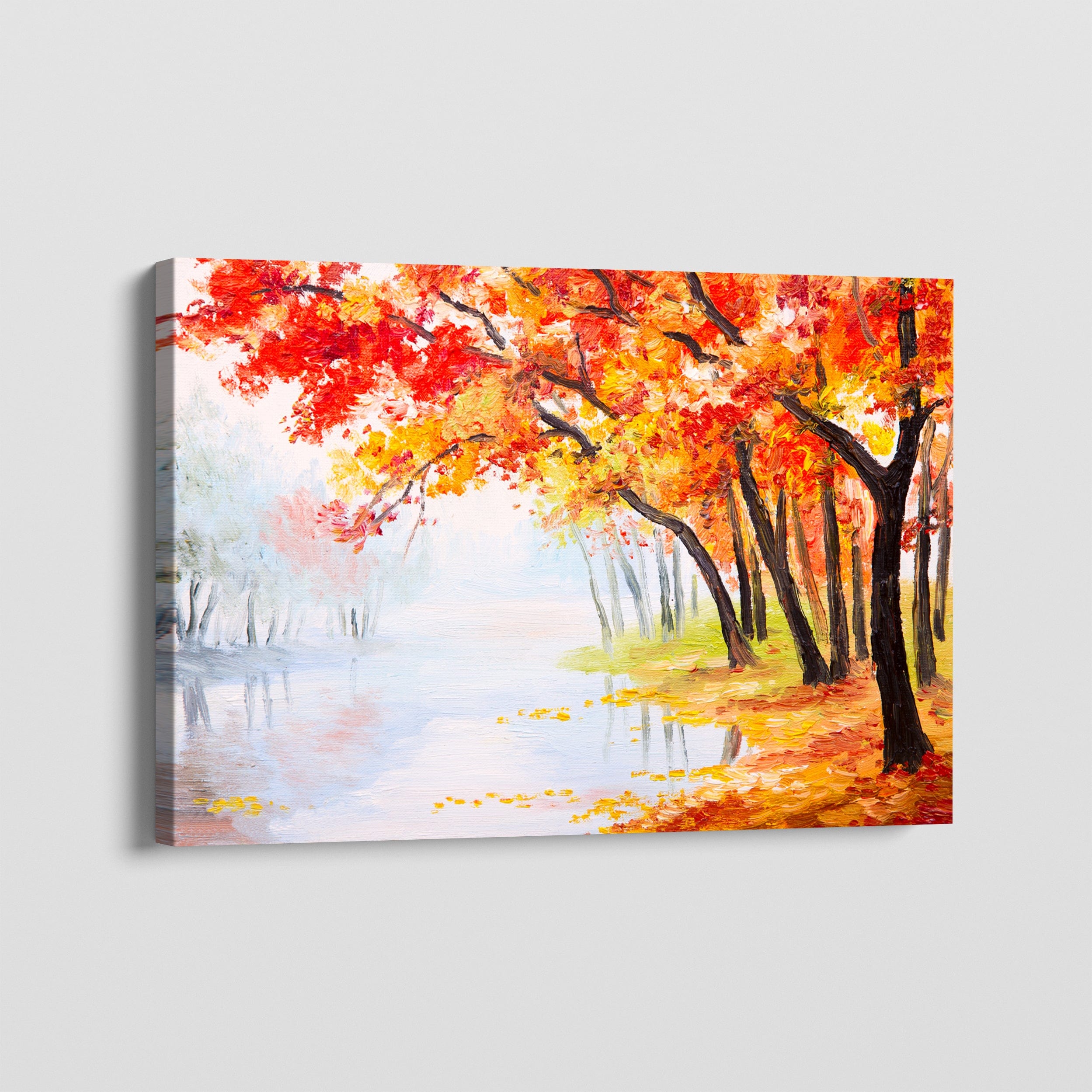 SAFFRON TREES CANVAS – Crib of Art