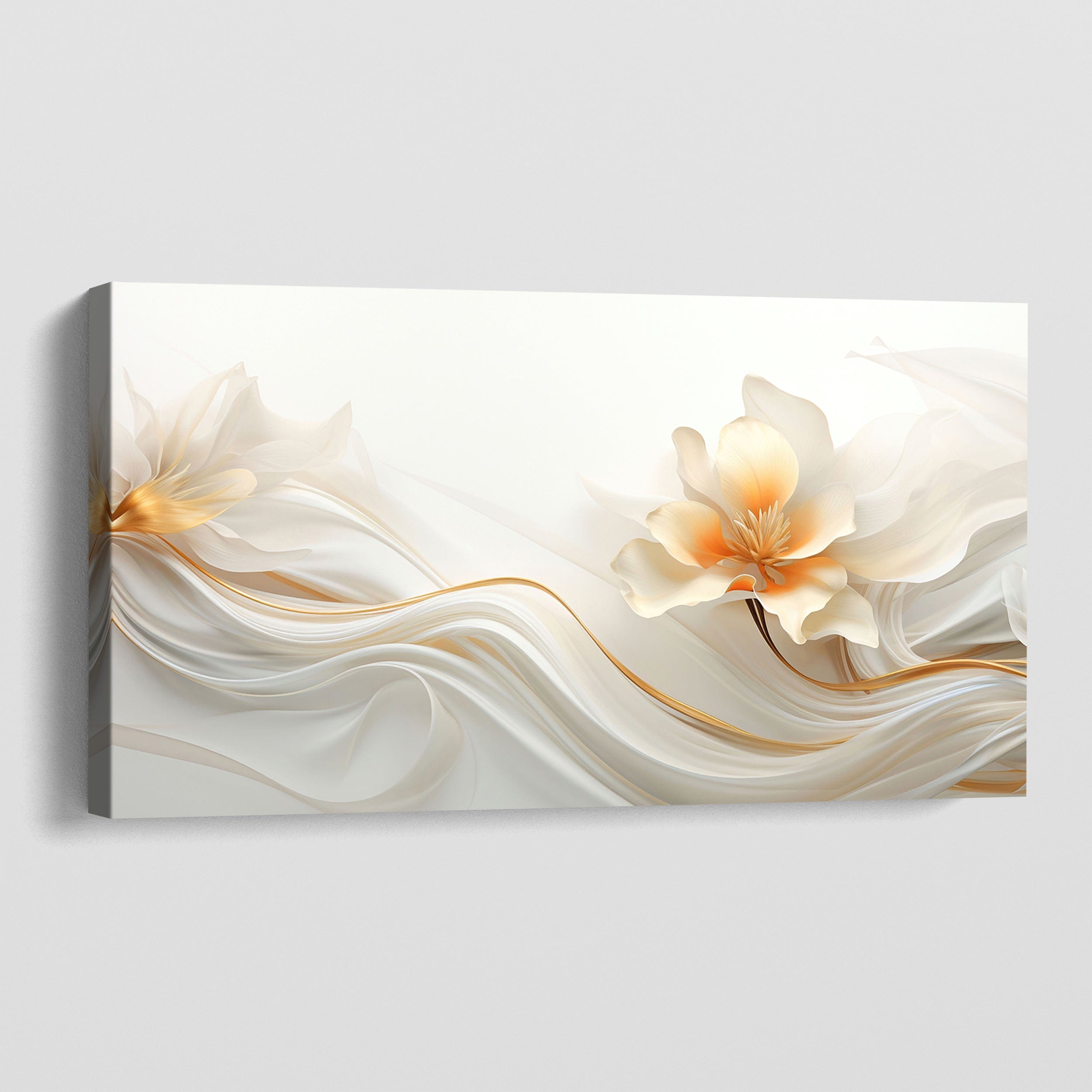 SATIN FLEURS CANVAS – Crib of Art