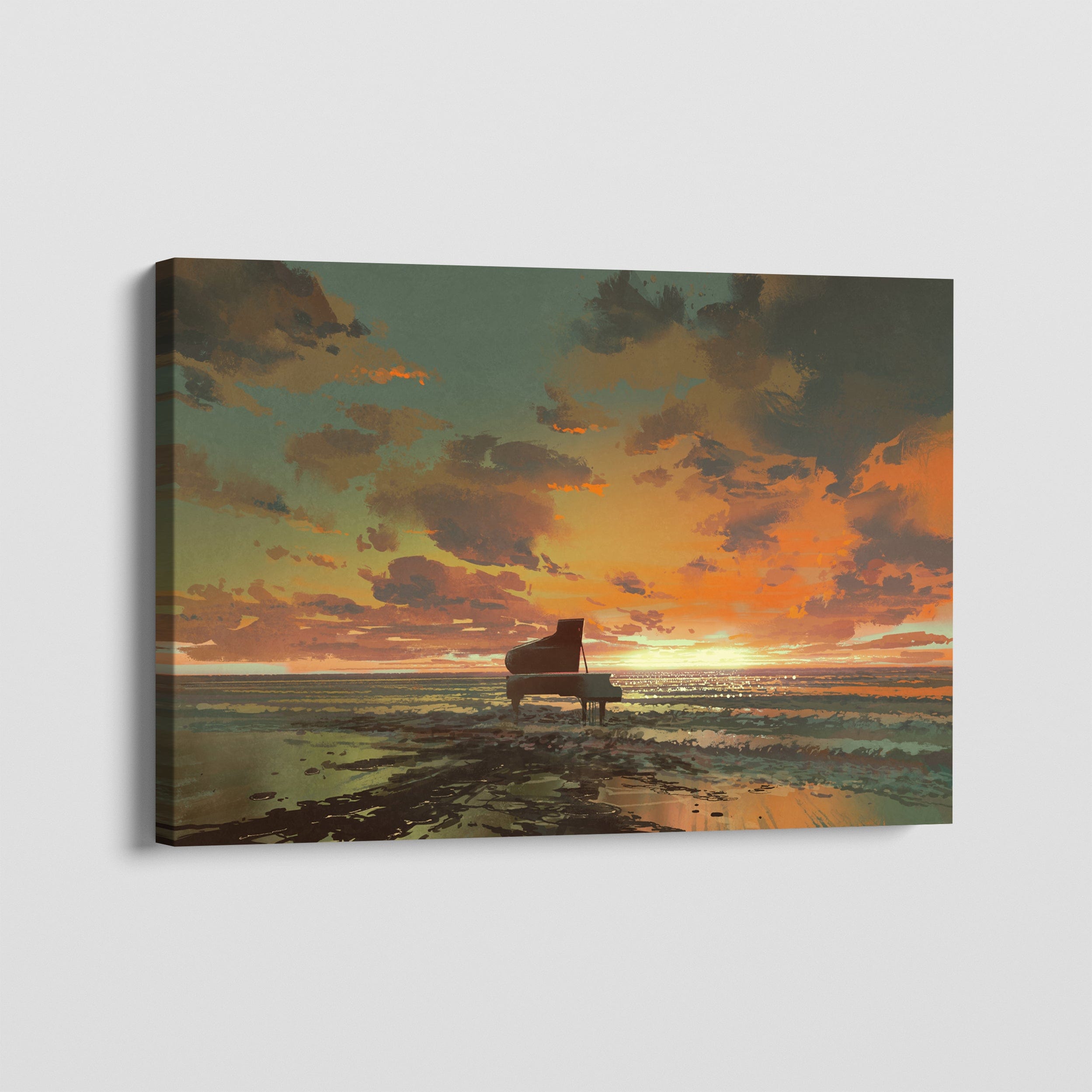 SUNSET NOTES CANVAS – Crib of Art
