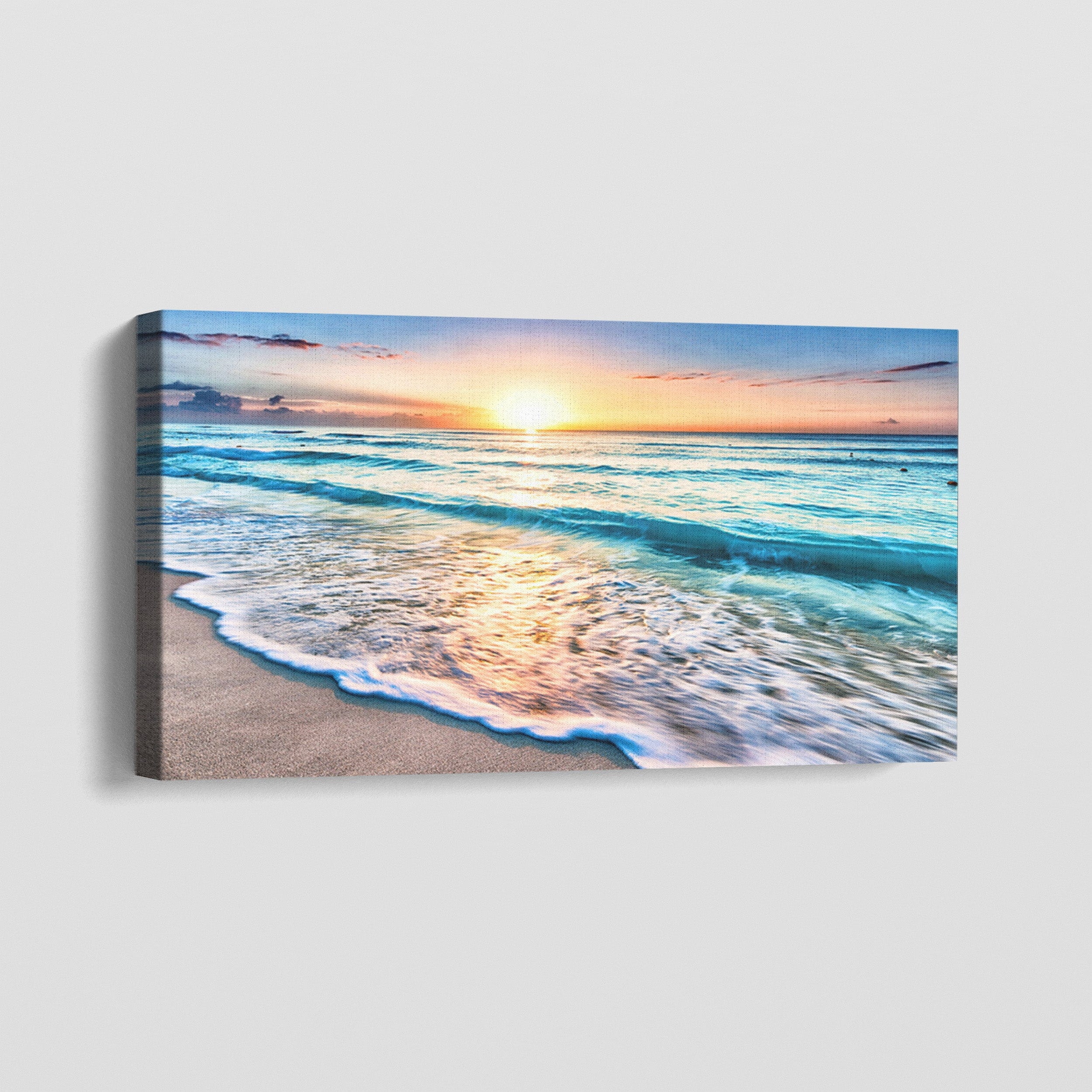 SUNSET BEACH CANVAS – Crib of Art