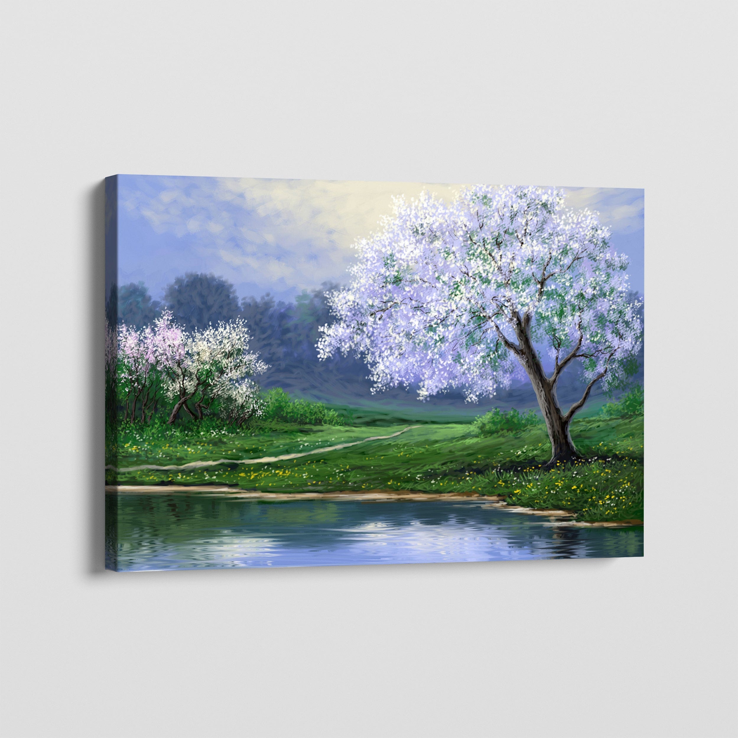 TRANQUIL TREES CANVAS – Crib of Art