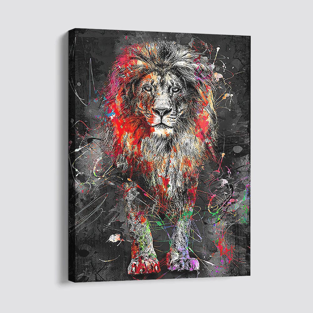 THE FOURTH LION CANVAS – Crib of Art