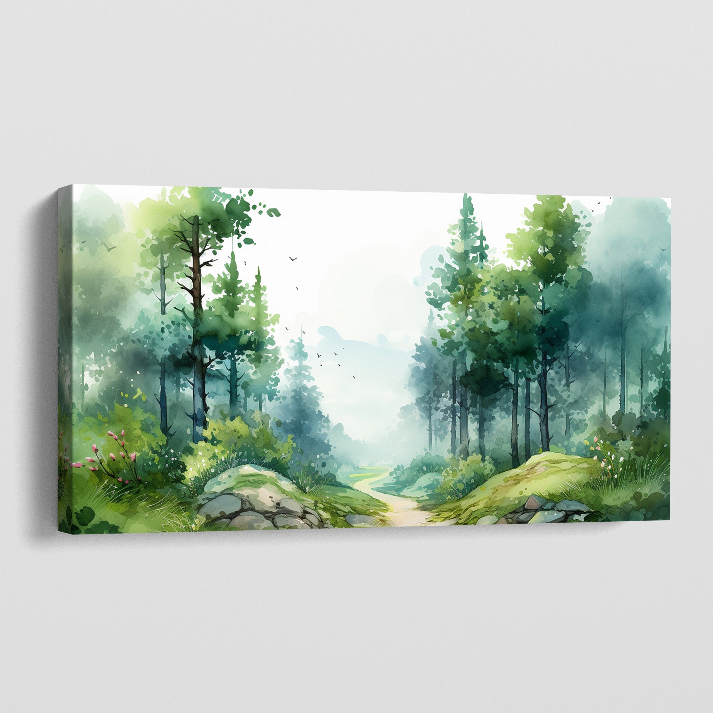 WATERCOLOR PATH CANVAS – Crib of Art